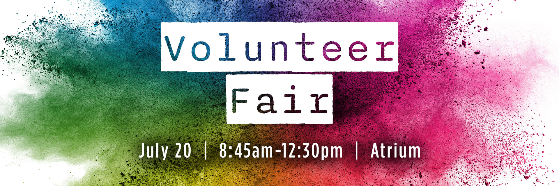 Volunteer Fair July 20 - Grace Presbyterian Church